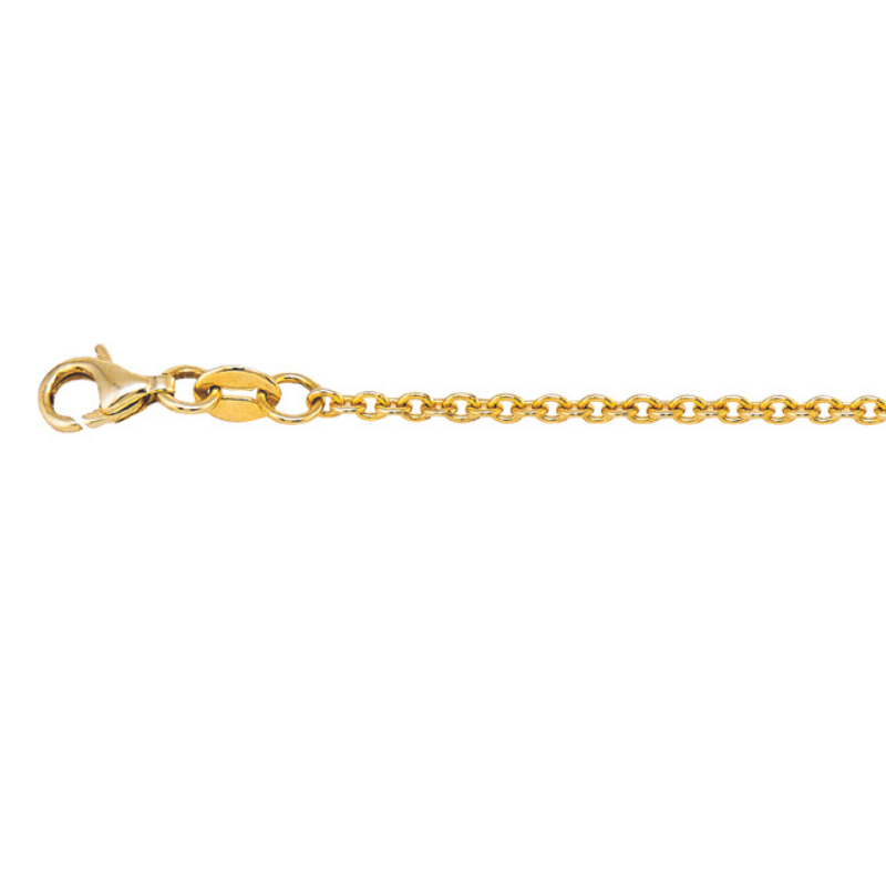 Diamond Cut Cable Chain in 14K Yellow Gold– Blacy's Fine Jewelers