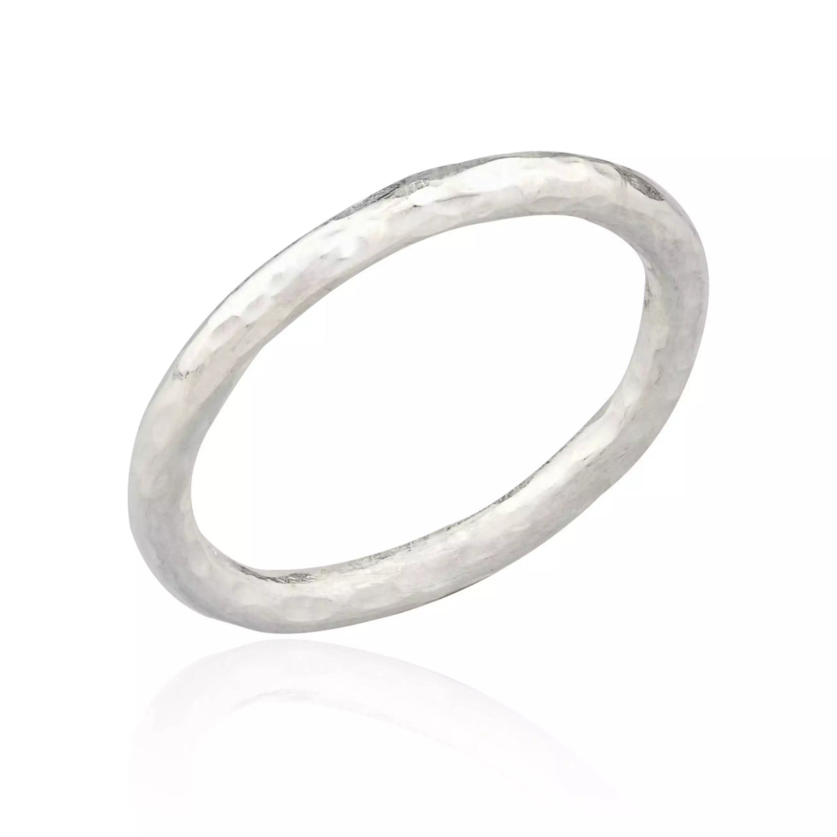 Lika Behar Savor Silver Collecting Hammered Finish Stackable Band ...