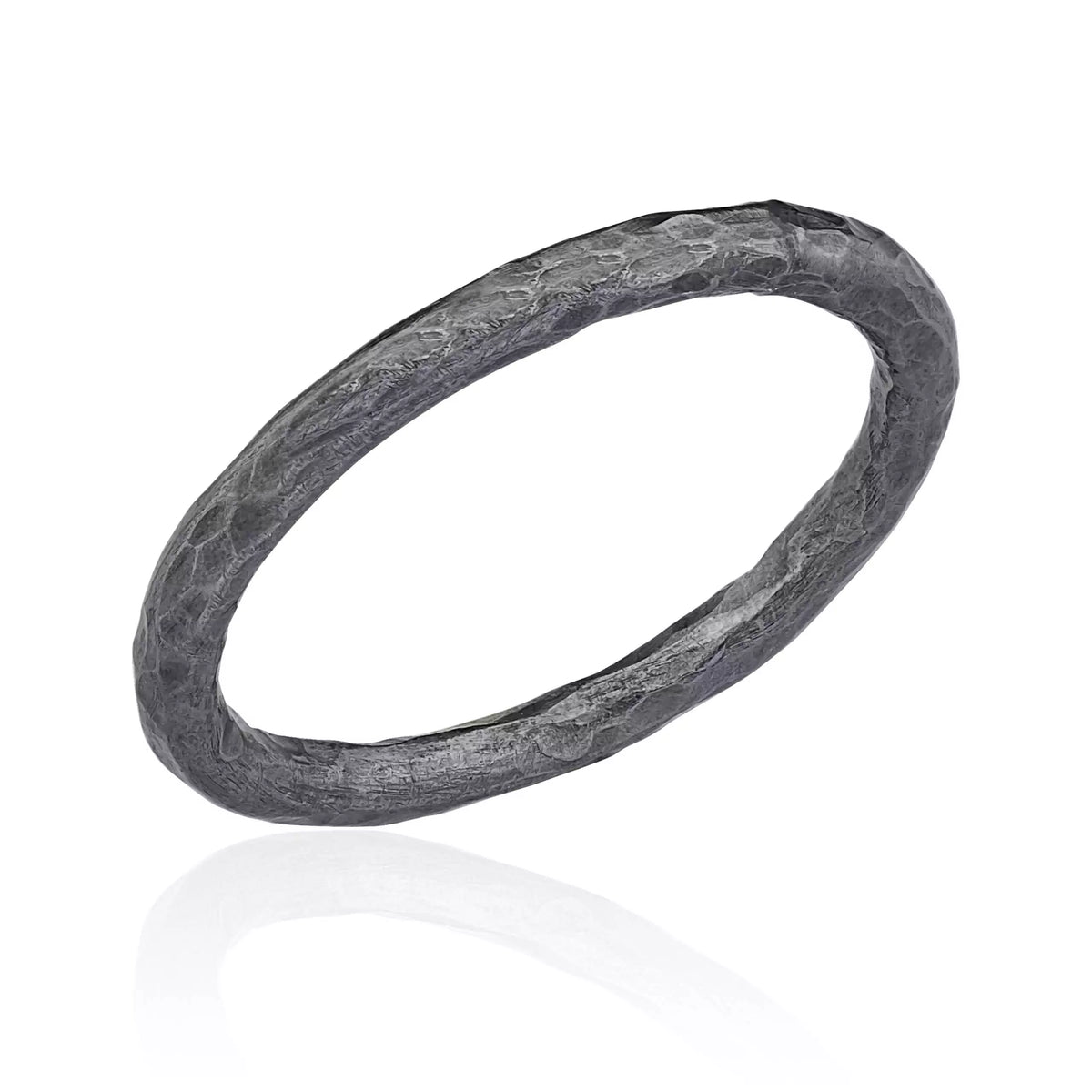 Lika Behar Yin and Yang collection Oxidized Sterling Silver Stackable ...