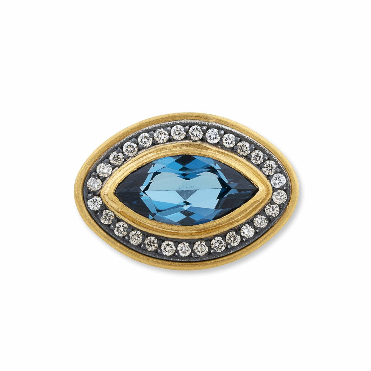 Lika Behar Amazing Mesmerizing Gems "THAMES" London Blue Topaz and Dia ...