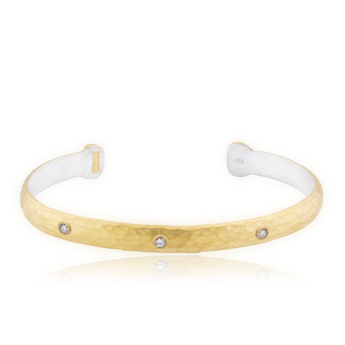 Lika Behar Collection Stockholm Cuff Diamonds 0.11 ctw 24K Gold Fusion ...